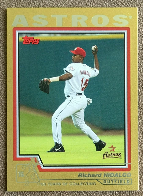 CARTE DE BASEBALL Richard Hidalgo 2004 Topps Gold Parallel #219/2004 ...