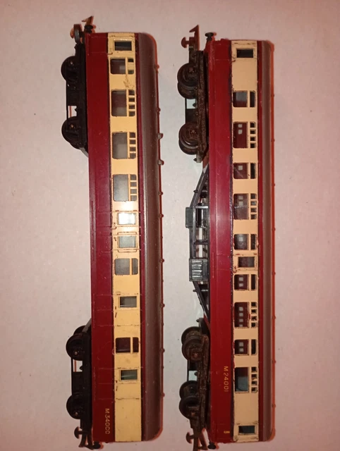 TRIANG BR CREAM and maroon coaches x 2 for OO gauge model railway £5.45 ...