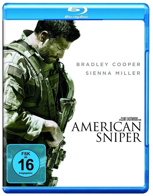 AMERICAN SNIPER BLU-RAY Kriegsfilm Clint Eastwood Bradley Cooper EUR 1 ...