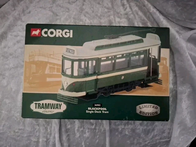 CORGI TRAMWAY CLASSICS 36903 Blackpool Single Deck Tram £9.99 - PicClick UK