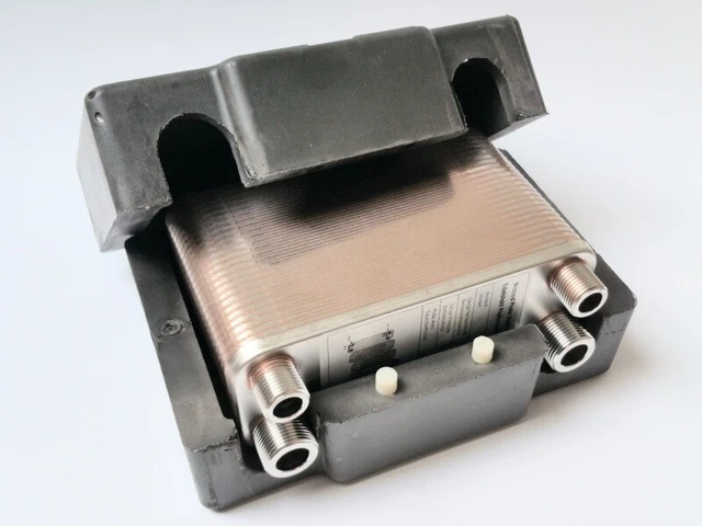 EDELSTAL PLATTENWÄRMETAUSCHER MIT Isoschale B3-12-50 Wärmetauscher 50 ...