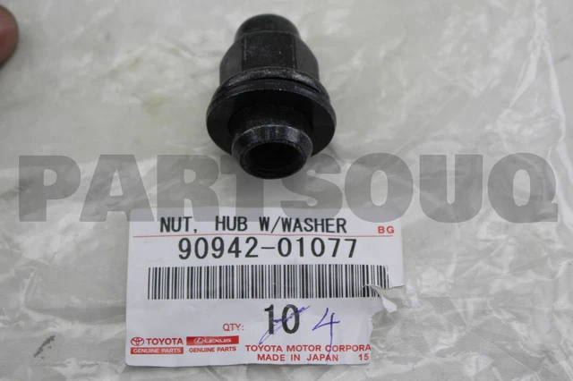 9094201109 GENUINE TOYOTA NUT, HUB (FOR AXLE) 90942-01109 EUR 4,72 ...