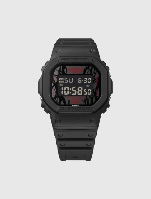 CASIO G-SHOCK DW-5600STT-1 Stranger Things Collab Netflix 2025 IN HAND SHIPS NOW £161.96 ...