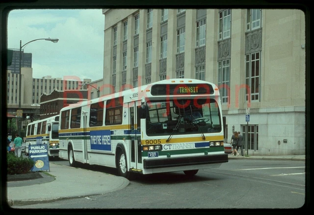 CONNECTICUT TRANSIT ORIGINAL bus slide # 9005 taken 1990 $9.38 - PicClick