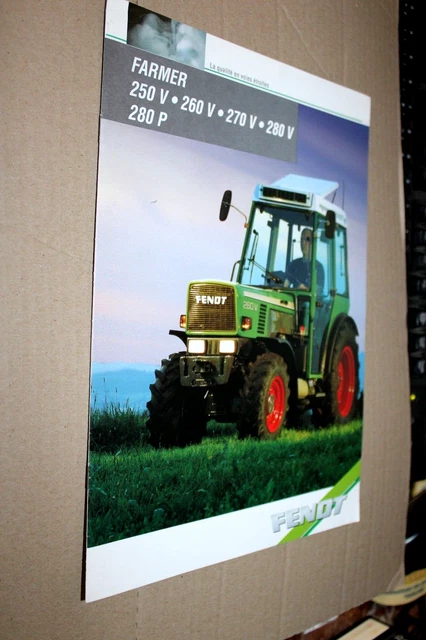 PROSPECTUS TRACTEUR FENDT FARMER 250V Tractor Traktor Trattore Prospekt Brochure EUR 9,99 ...