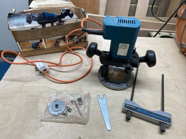 BLACK AND DECKER DN66 Router - Boxed with accessories £15.00 - PicClick UK