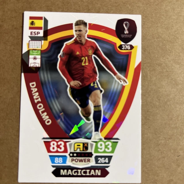 FIFA WORLD COPPA QATAR 2022 carta Dani Olmo MAGICIAN #376 nuova condizione EUR 2,29 - PicClick IT