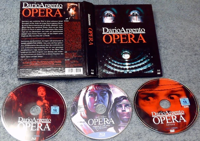2-BLU-RAY OPERA LIMITED Edition Mediabook Dario Argento incl. Open ...