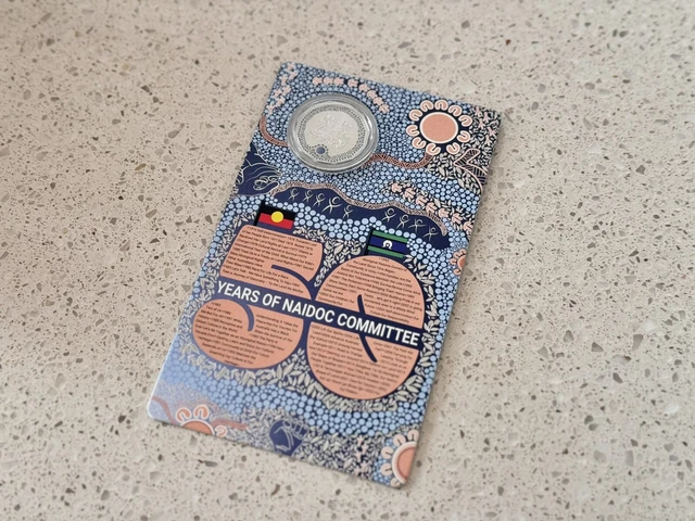AUSTRALIA NAIDOC 50TH Anniversary 2024 50c Colour Uncirculated Coin In Hand $49.99 - PicClick AU