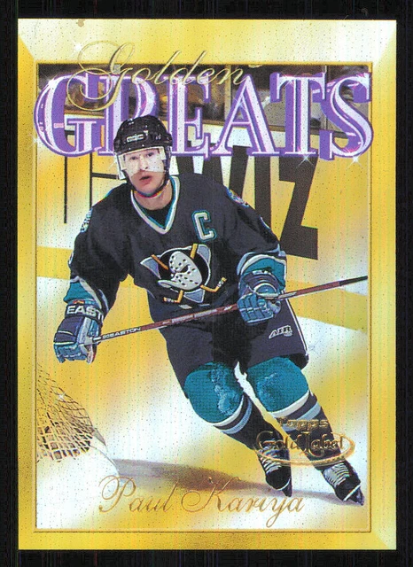 2000-01 TOPPS GOLD Label Golden Greats #GG2 Paul Kariya EUR 1,52 ...