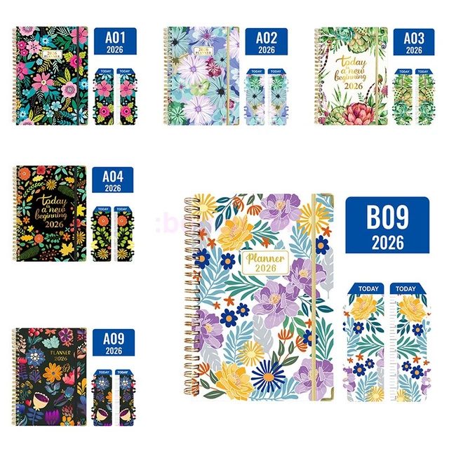 A5 DIARY 2026 Week to View,2026 Calendar Planner with Strong Twin-Wire ...