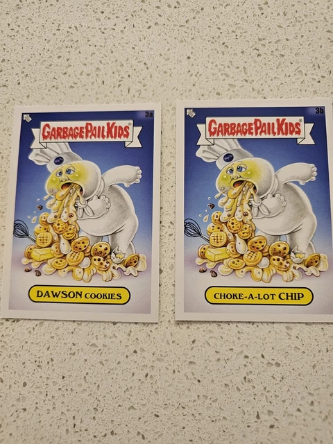 PACK DE BISCUITS Topps Garbage Pail Kids 2021 Food Fight #3a/b Dawson ...