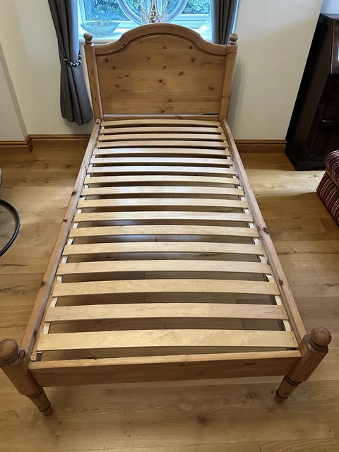 DUCAL PINE SOLID Wood Bed Frame and Slats £100.00 - PicClick UK
