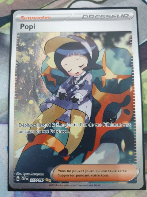 CARTE POKÉMON ALT Popi 227/197 EV3 Flammes obsidiennes Neuf fr EUR 9,10 ...