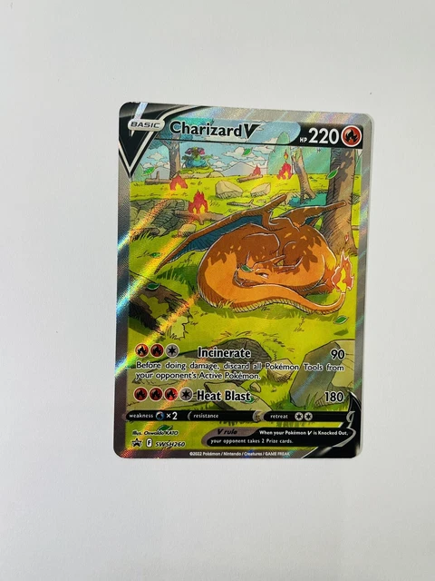 POKEMON SWSH CHARIZARD V ALT ART SWSH260 Ultra Premium Kollektion ...