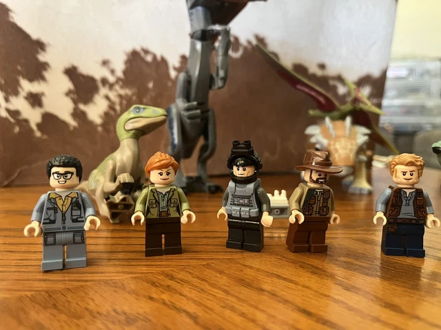 LEGO JURASSIC PARK World Lot Dinos Ankylosaurus 5 Mini Figurines Bary ...