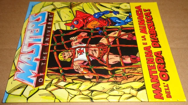 MASTERS OF THE Universe Mini Comic Mantenna E La Minaccia Dell'orda ...