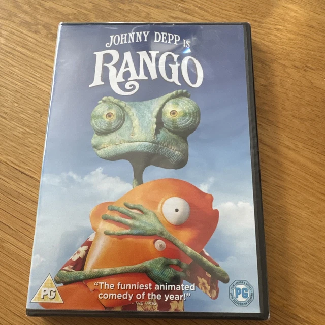 RANGO DVD**BRAND New & Sealed FREE UK P&P** ENTERTAIMENT MOVIE FILM £4. ...