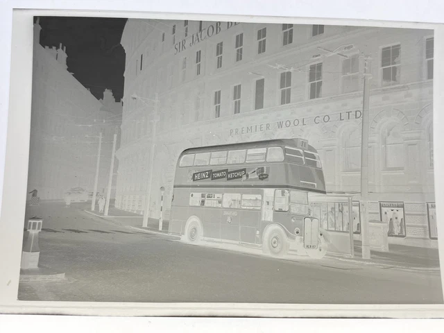 BRADFORD BUS TRAM Original Large Negative Reg No HLW 157 Ref 10N-14M £4 ...