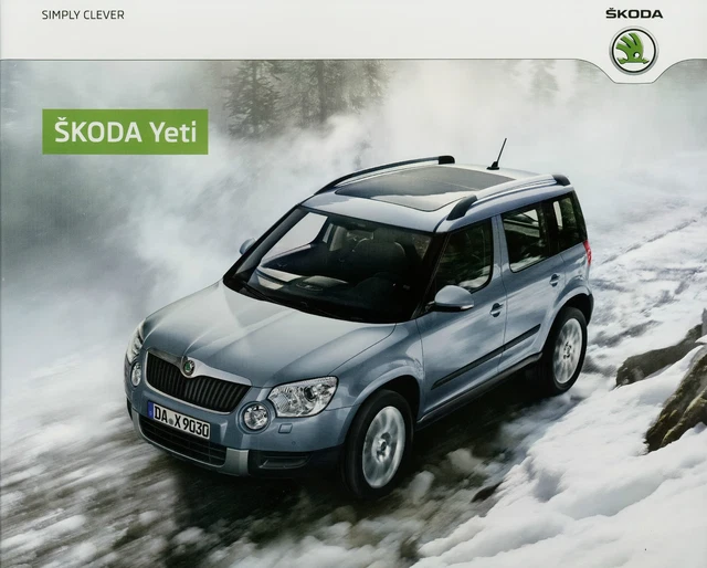 SKODA YETI PROSPEKT 2012 2/12 D brochure brosjyre broschyr catalogue ...