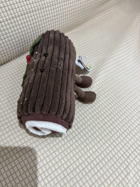 JELLYCAT YULE LOG Soft Toy with Tag Retired and Rare Excellent ...