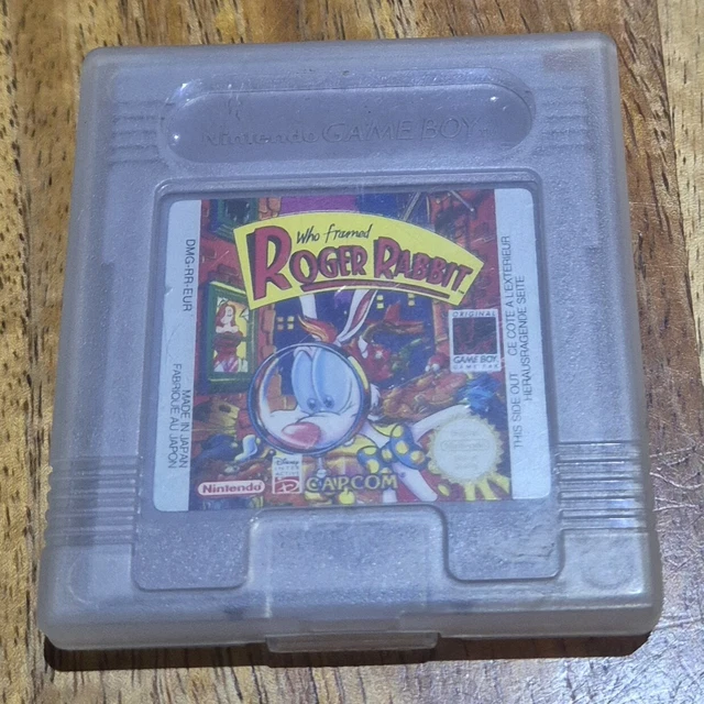 WHO FRAMED ROGER Rabbit - Nintendo Gameboy Game - Cart Only - EUR / PAL ...