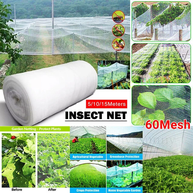 MOSQUITO GARDEN BUG Insect Netting Insect Barrier Bird Net Plant ...