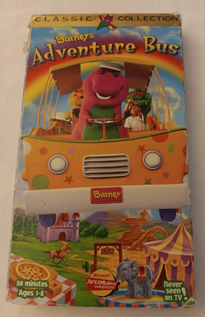 BARNEY’S ADVENTURE BUS - Classic Collection VHS £5.93 - PicClick UK