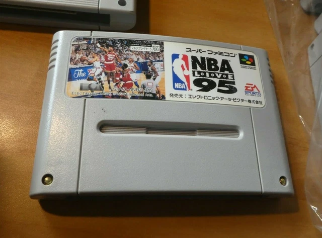 GAME/JEU SUPER FAMICOM NINTENDO NES JAPANESE NBA LIVES'95 basketball ...