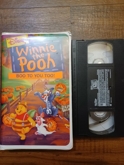 Winnie The Pooh Boo To You Too Vhs Clamshell Walt Disney Brand Hot