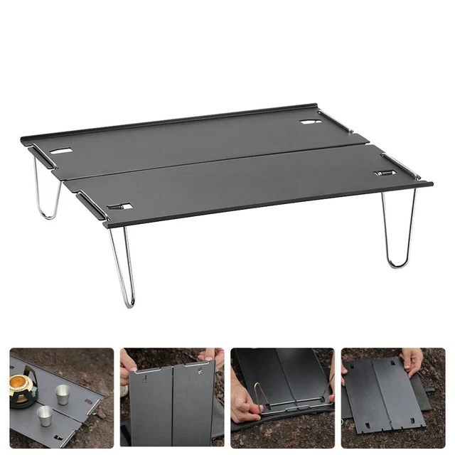 TABLE PLIANTE EN Aluminium Bureaux D'extérieur Mini-table Portative EUR ...