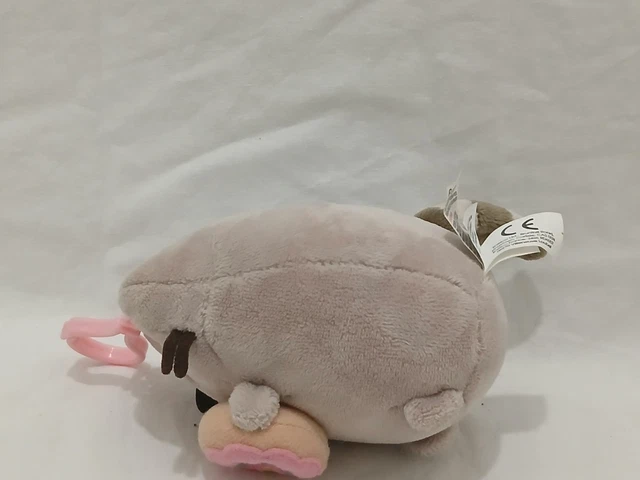 PUSHEEN PLUSH SOFT Toy holding a donut Gund bag clip key clip. (11) £3. ...