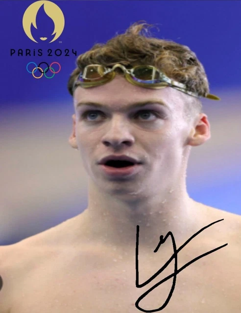 POSTER PLASTIFIE JO Leon Marchand 4 Medailles Or 20 X 30 Cm EUR 5,25 ...