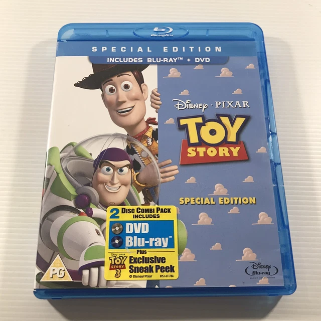 TOY STORY BLU-RAY + DVD Special Edition Movie Region Free Two Disc Set ...