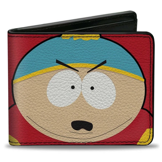 BI-FOLD WALLET SOUTH Park Cartman Face Character Close-Up Red EUR 24,72 ...
