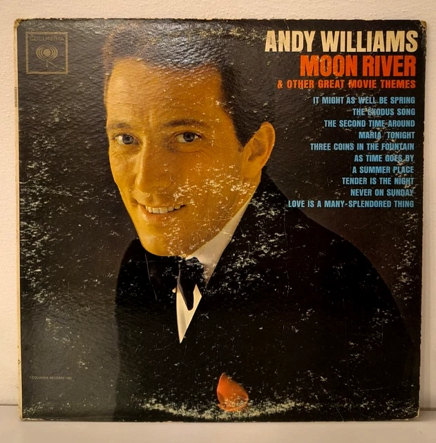 ANDY WILLIAMS - Moon River E Other Great Movie Themes - Vinyl VG+ LP ...