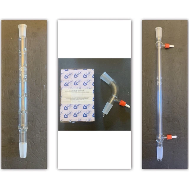 Vigreux Column Vigreux Distilling Column - 300mm Effective Length, 24/ ...