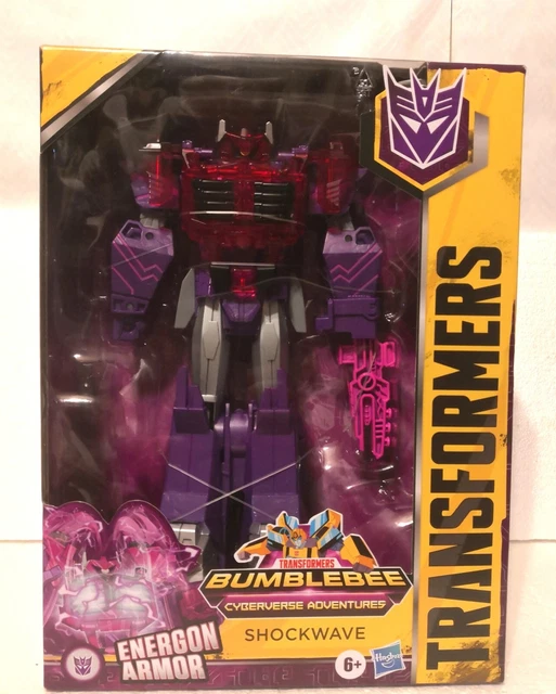 HASBRO TRANSFORMERS CYBERVERSE Figurine Shockwave 25 Cms Energon Armor ...