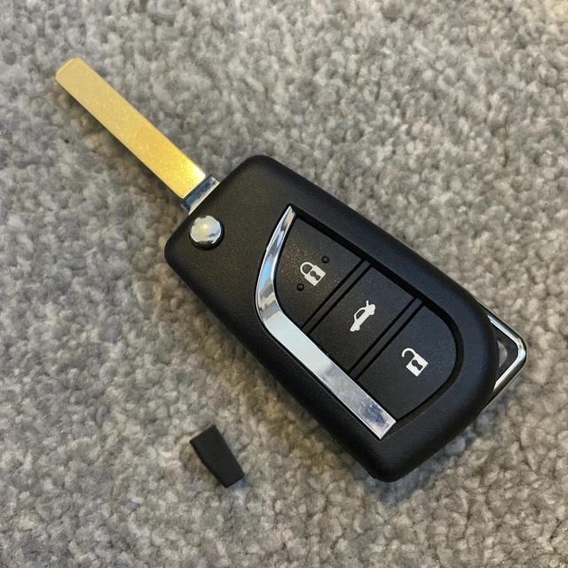 TOYOTA KEY FOB H 8A Chip Aygo Corolla Verso 108 C1 3 Button 433Mhz ...