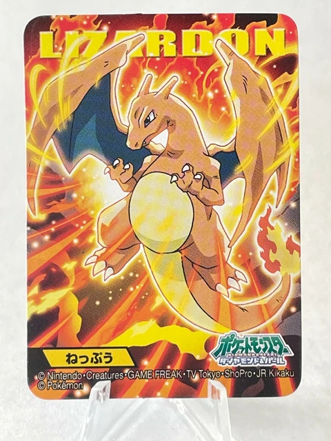 CHARIZARD POKEMON CARD Bandai Kids Card Mini Game Japanese Nintendo ...