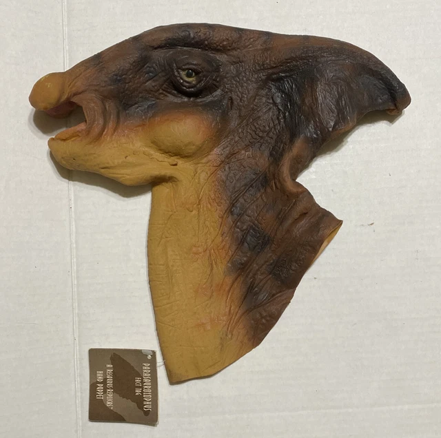 RESAURUS REPLICA HAND Puppet Parasaurolophus Dinosaur 1994 Latex ...