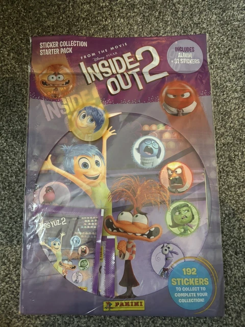 DISNEY PIXAR INSIDE Out 2 Sticker Collection Starter Pack Brand New And ...