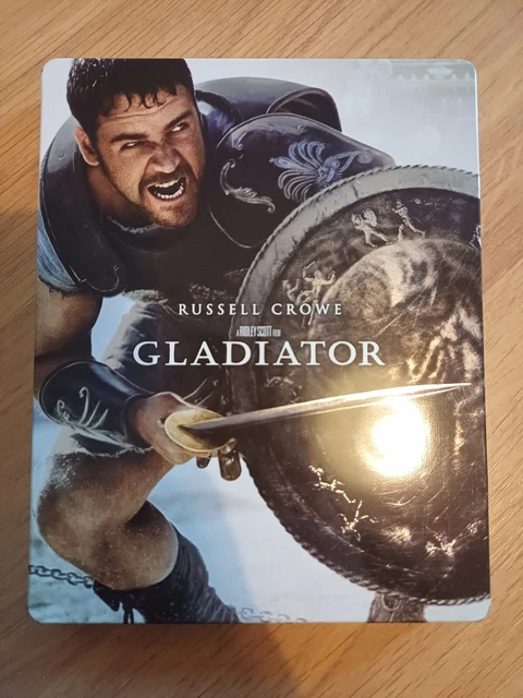 GLADIATOR 20TH ANNIVERSARY Limited Edition 4k Blu Ray Steelbook EUR 57,15 - PicClick IT