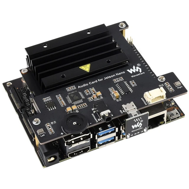 AUDIO SOUND CARD HAT Speaker for NVIDIA Jetson Nano Developer Kit B01 ...