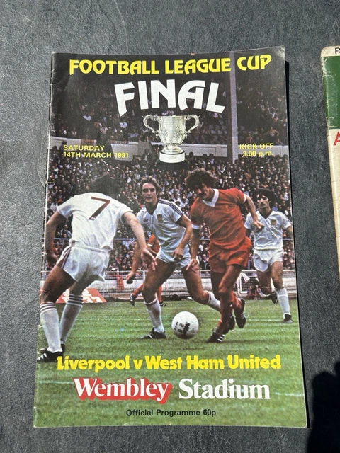 RARE VINTAGE WEST Ham Programme Bundle x5 - Cup Finals, League ...