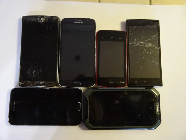 LOT DE 6 smartphones différent modèles pour bricoleur EUR 16,00 - PicClick FR