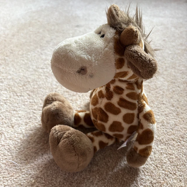NICI GIRAFFE BROWN Cream Soft Toy Plush Dangly Legs Germany Approx 10 ...