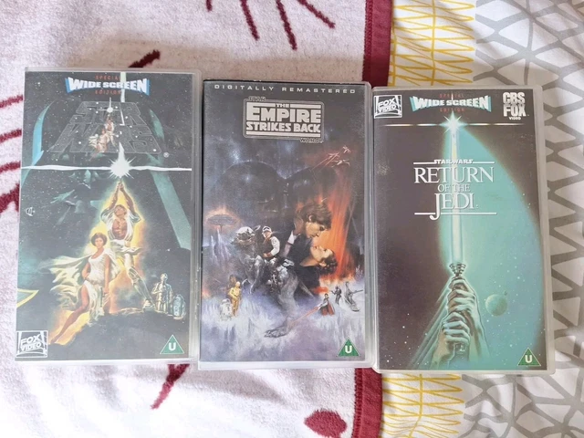 STAR WARS - Original Trilogy WideScreen Special Edition VHS Digitally ...