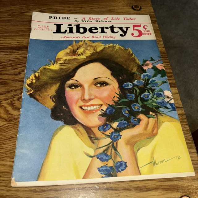 LIBERTY MAGAZINE JULY 16, 1932 Pride- A Story of Life today £6.84 ...