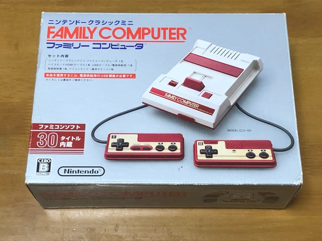 NINTENDO CLASSIC MINI Famicom Nes Family Computer NTSC-J Japanese Ver ...